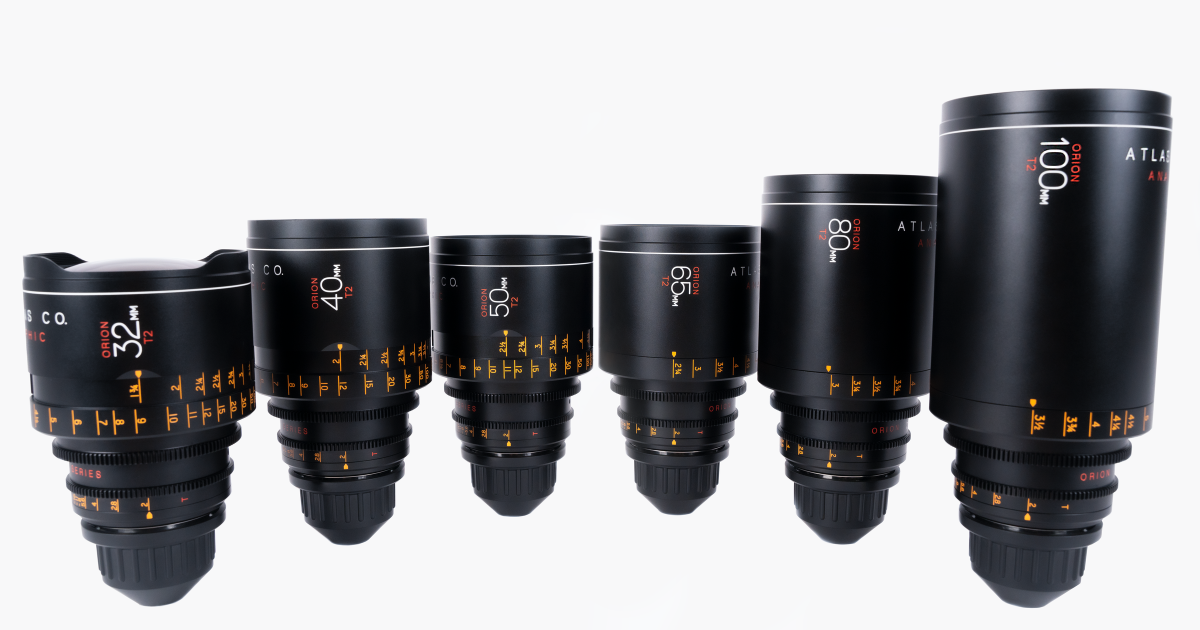Atlas Orion Anamorphic Primes - Silver Edition - Keslow Camera