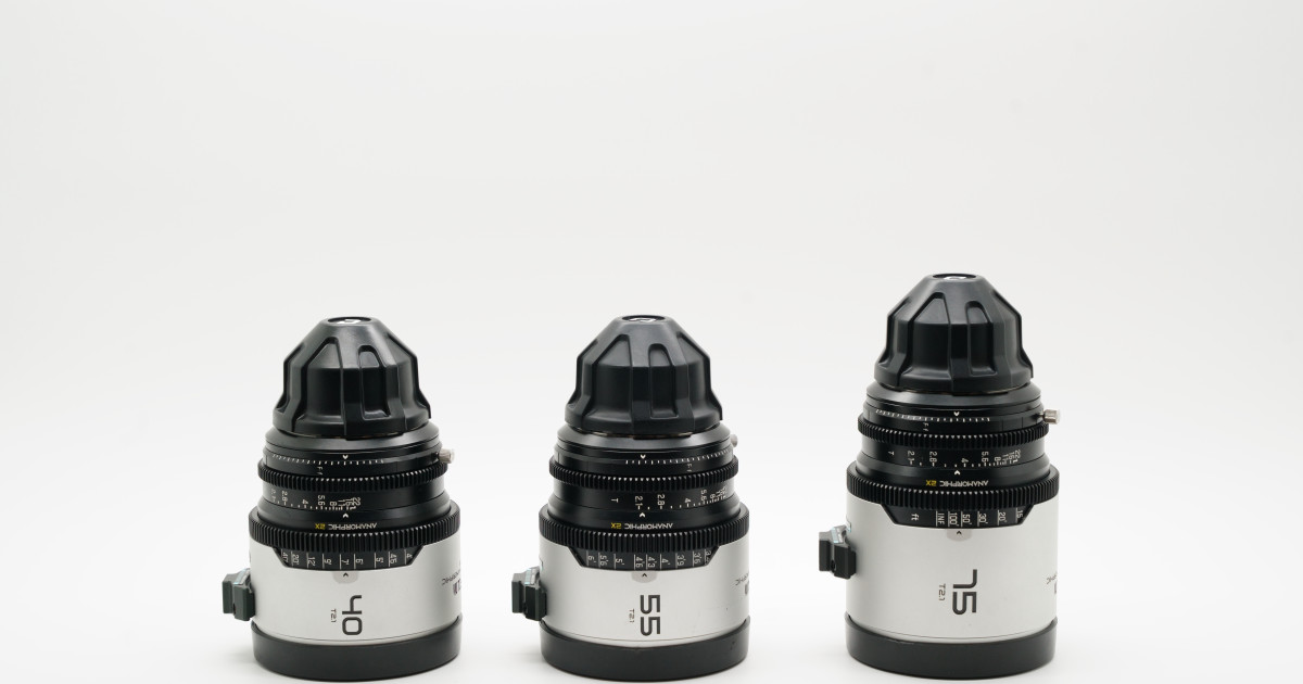 DZOFilm PAVO 2x Anamorphic Primes (Neutral/Blue Flare) - Keslow Camera